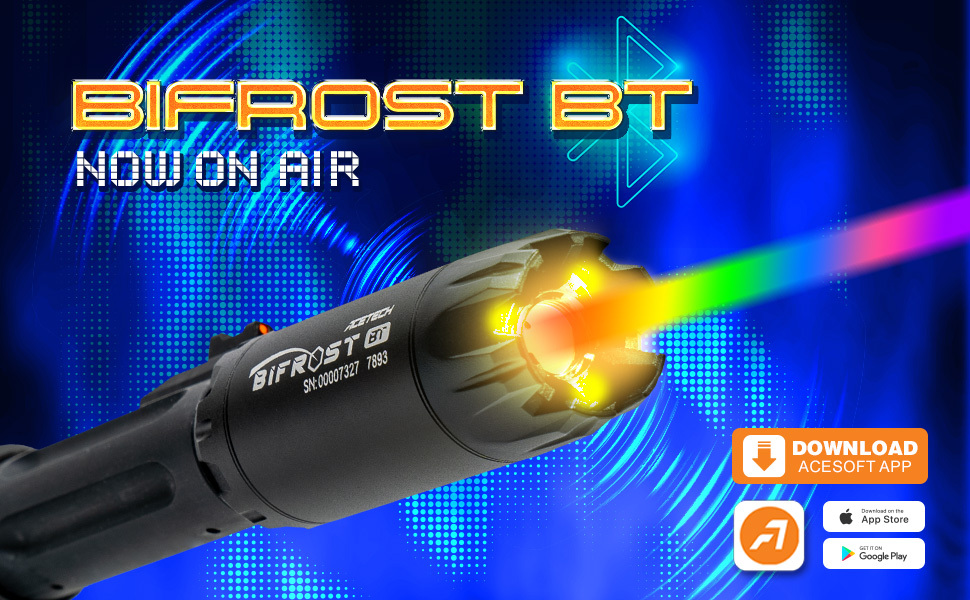 Acetech BIFROST BT Bluetooth Airsoft Tracer and Chronograph Standard ...