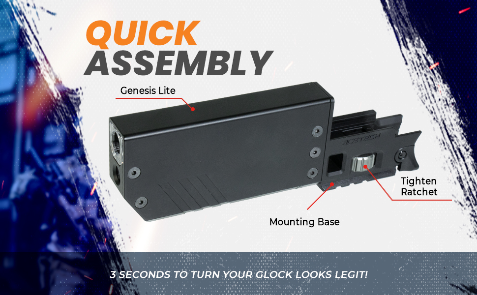 Acetech Genesis Lite Tracer For Glock G18 & G19 - Airsoft Central