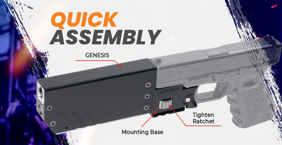 Acetech Genesis COMPACT For Glock G18 & G19 - Airsoft Central