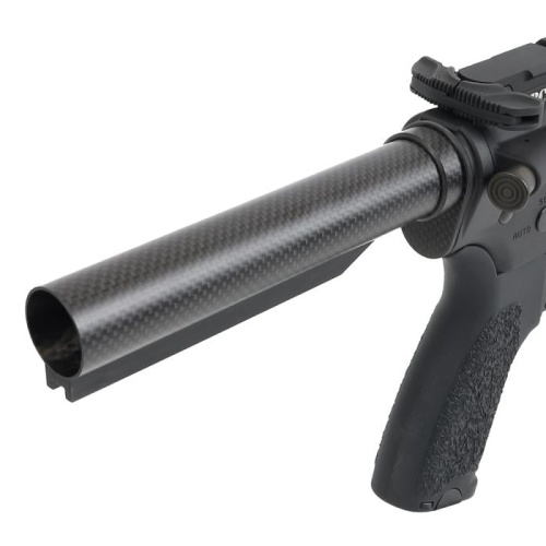 LayLax F.FACTORY Airsoft M4 Carbon Stock Buffer Tube - Airsoft Central
