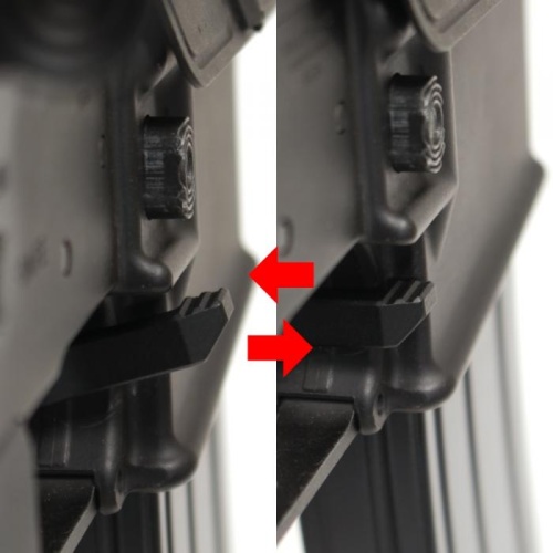 LayLax F.FACTORY Tokyo Marui M4A1 MWS Ambidextrous Bolt Catch - Airsoft Central