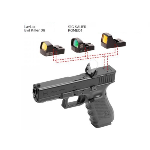 LayLax NINE BALL Direct Mount Aegis HG - Glock G17 & G19 - Airsoft Central