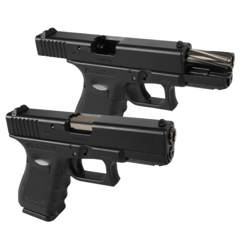 LayLax NINE BALL Tokyo Marui Glock 19 Non-Recoiling Fixed Twisted Outer ...