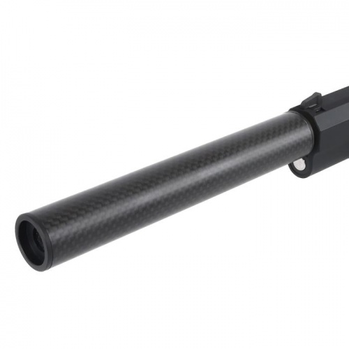 LayLax MODE-2 Carbon Fibre FAT Airsoft Silencer 150mm Long - Airsoft ...