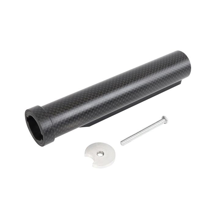 LayLax F.FACTORY Airsoft M4 Carbon Stock Buffer Tube - Airsoft Central