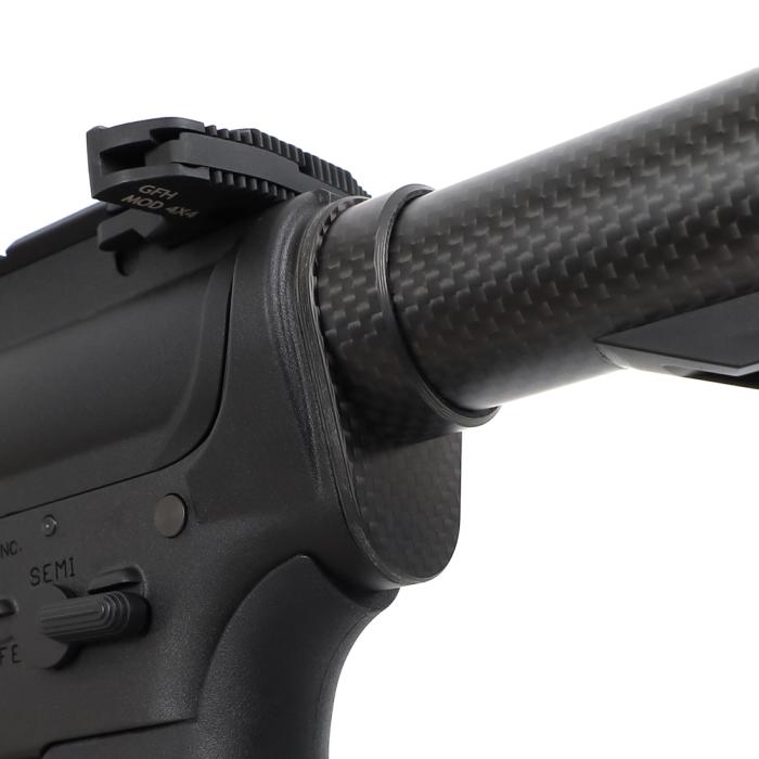 LayLax F.FACTORY Carbon Airsoft M4 AEG End Plate - Airsoft Central