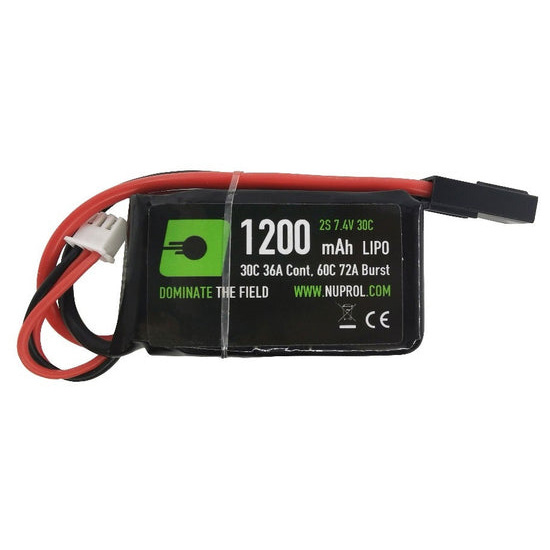 Nuprol Power 1200mah 7.4v 30c LiPo PEQ Airsoft Battery - Mini Tamiya ...