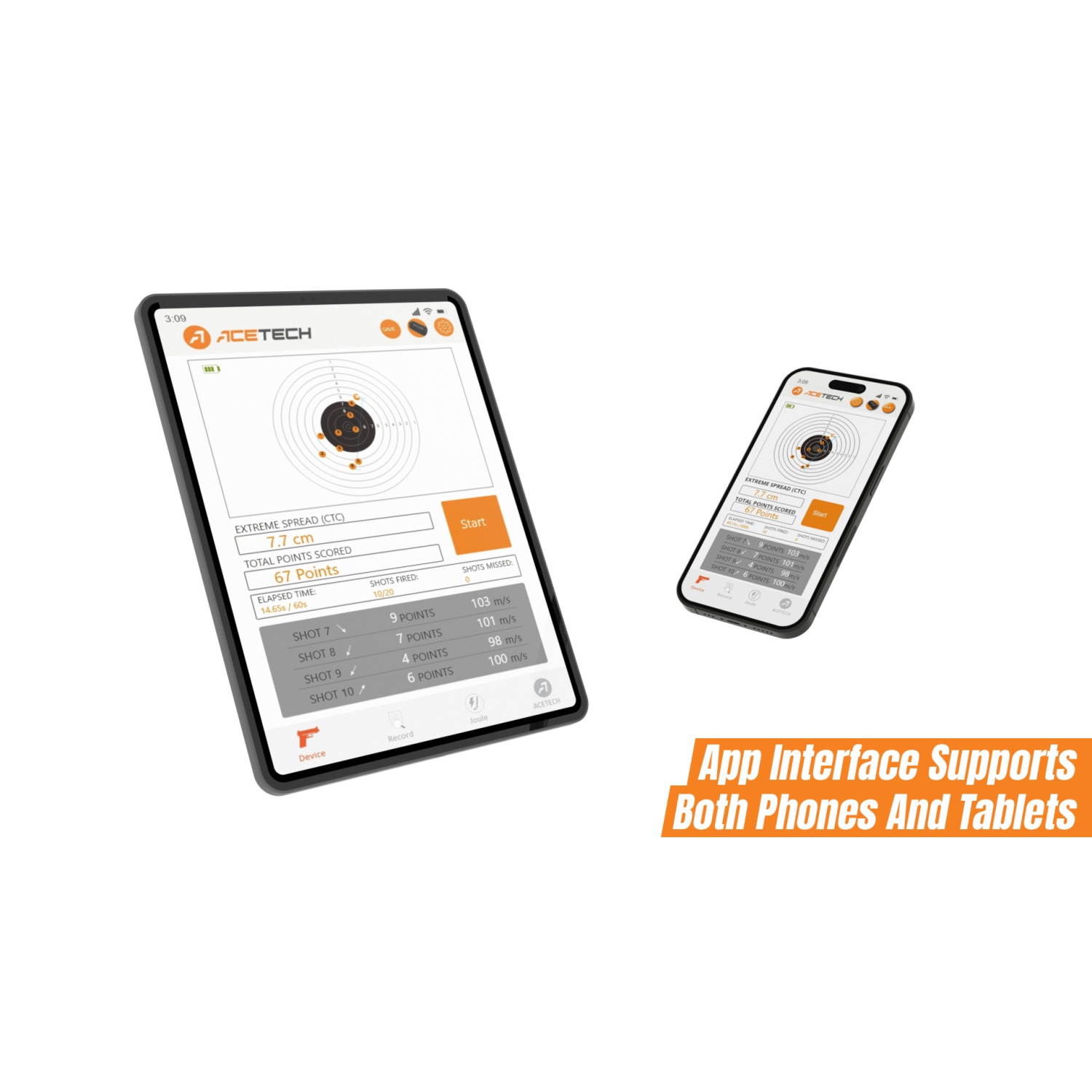 Acetech Alignmentor Compact Smart Airsoft Target System - 20cm x 20cm ...