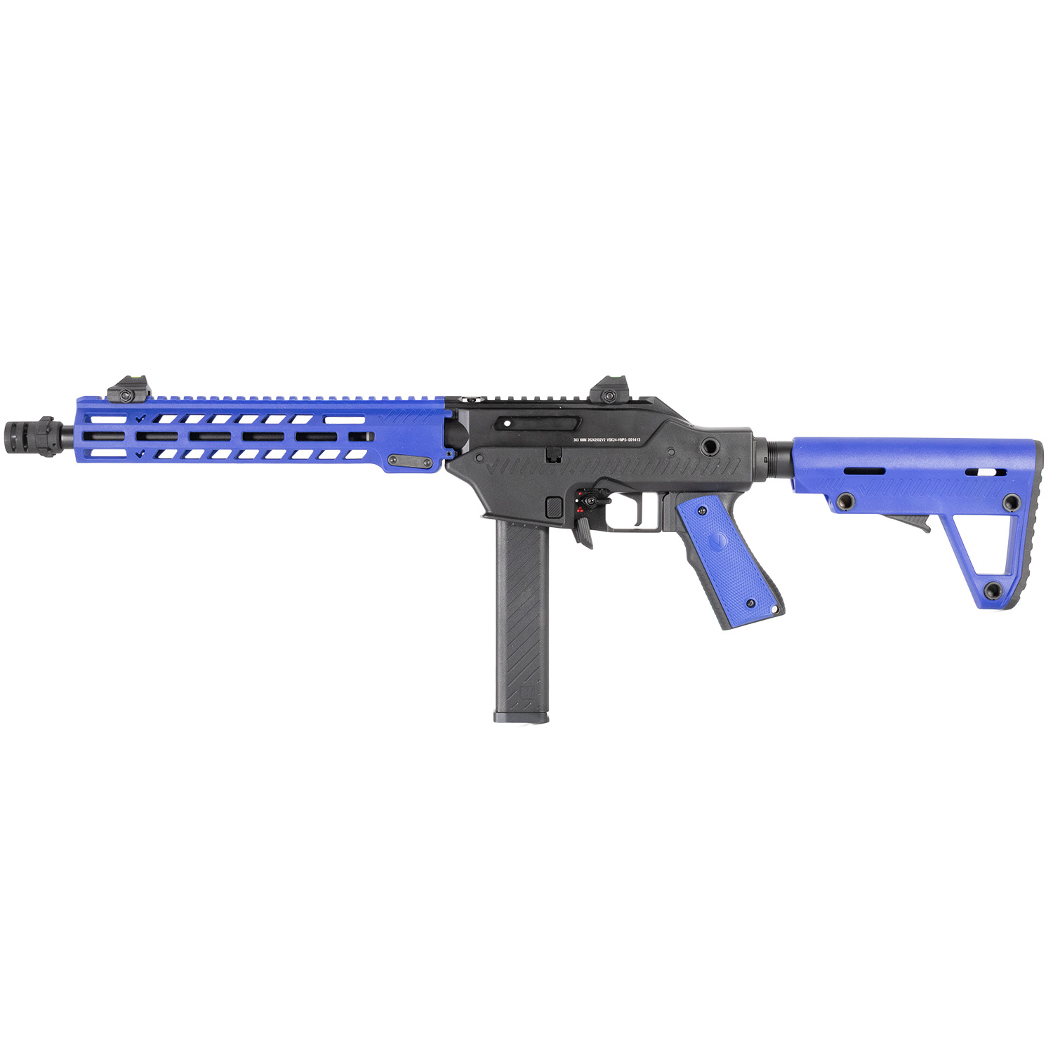 Vorsk VMP-2M Gas Blow Back Airsoft Rifle - Two Tone Blue - Airsoft Central