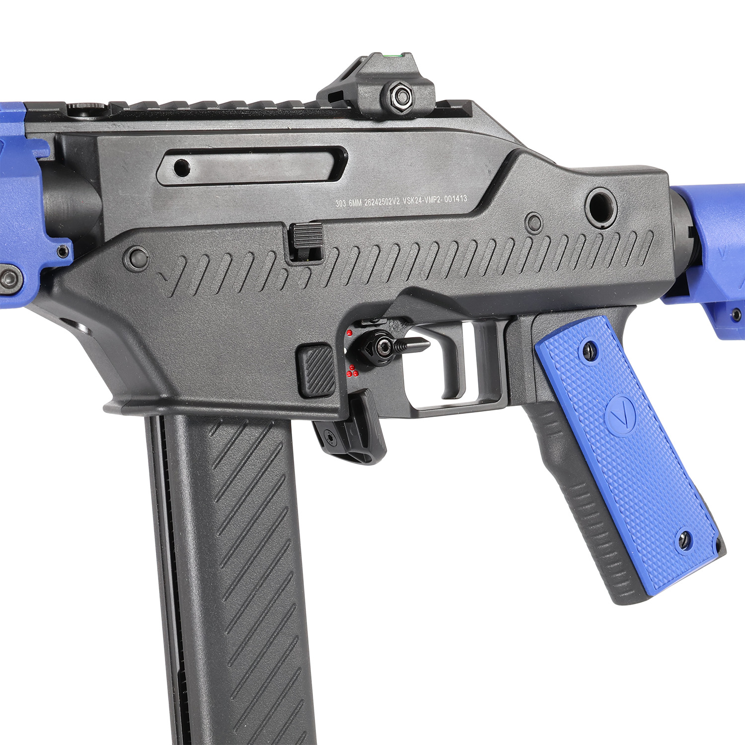 Vorsk VMP-2M Gas Blow Back Airsoft Rifle - Two Tone Blue - Airsoft Central