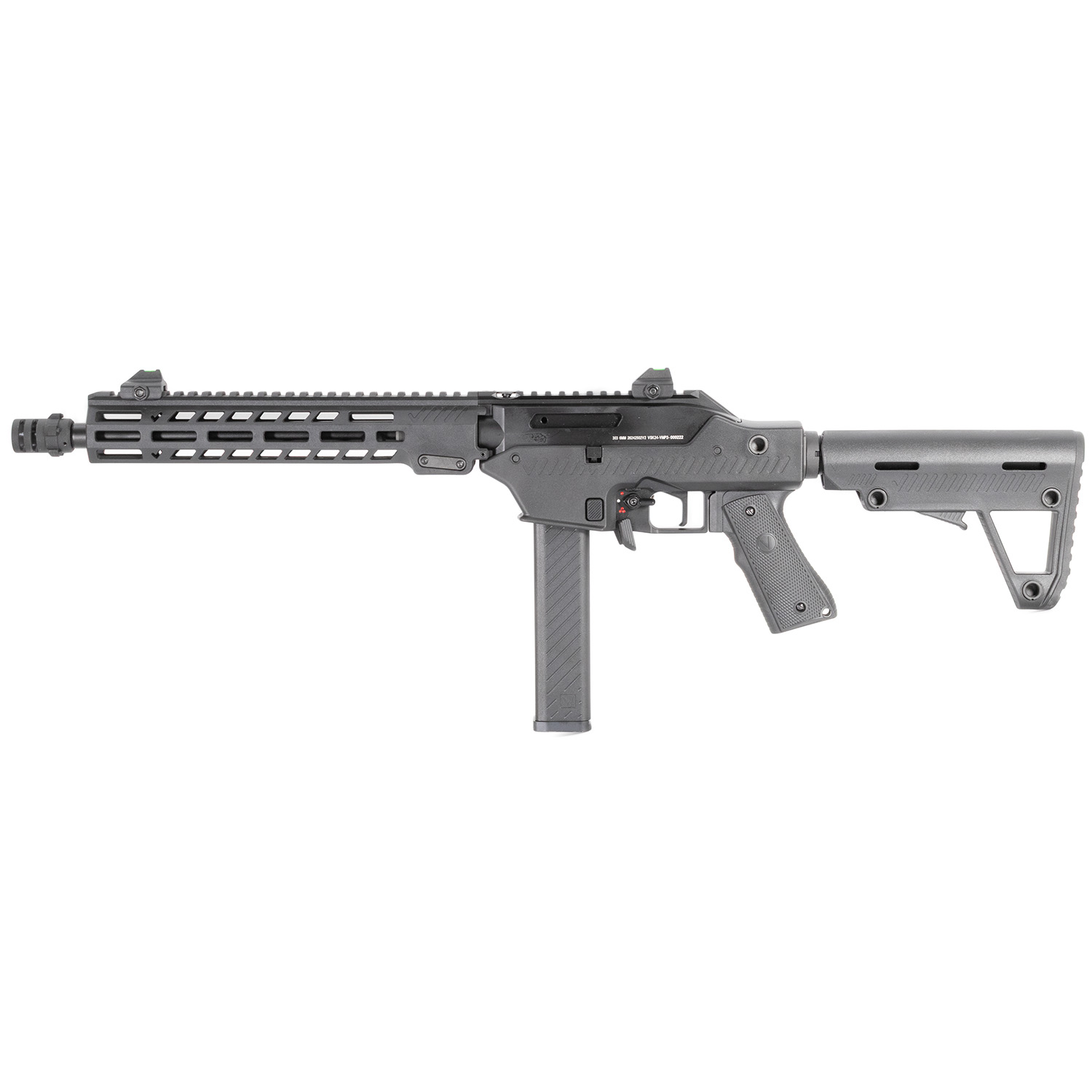 Vorsk VMP-2M Gas Blow Back Airsoft Rifle - Black - Airsoft Central