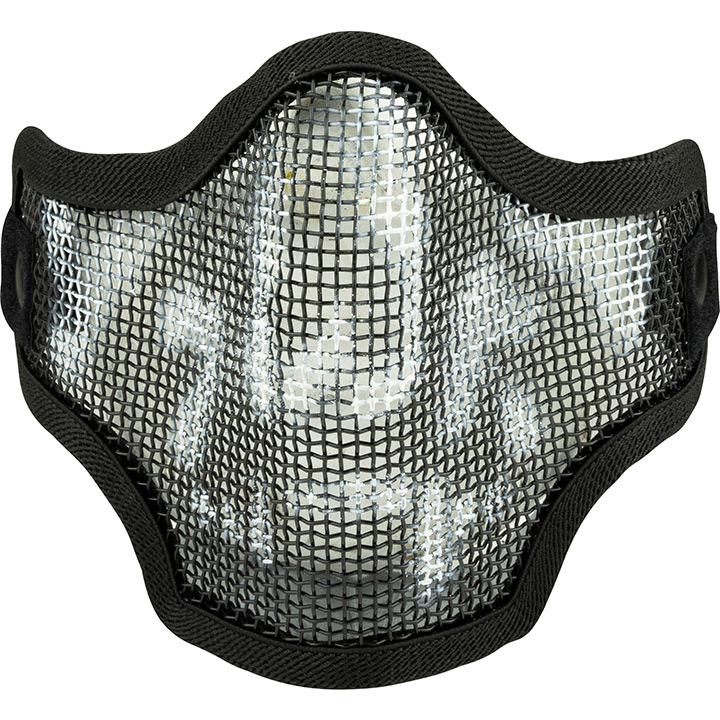 Viper Tactical Crossteel Metal Mesh Reinforced Mask - Skull Black ...