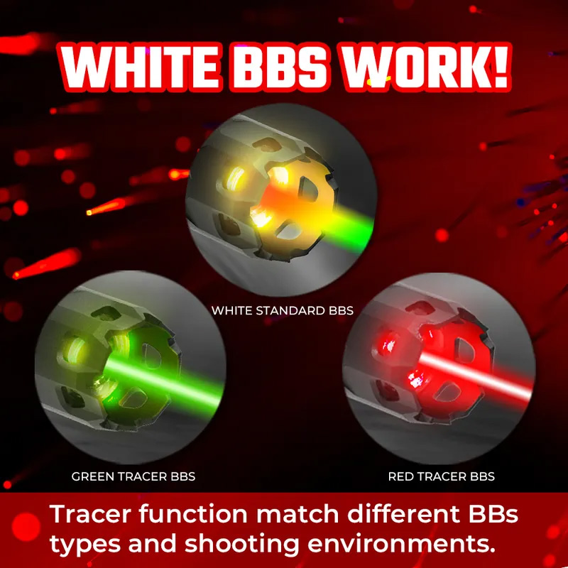 Acetech BIFROST R Airsoft Tracer (Red & Green BB's) - Full RGB Multi ...
