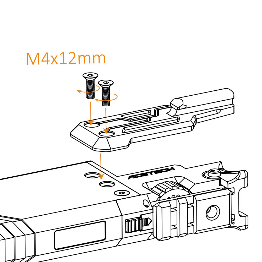 Acetech Genesis & Lite G19 Adaptor for Novritsch Universal Holster ...