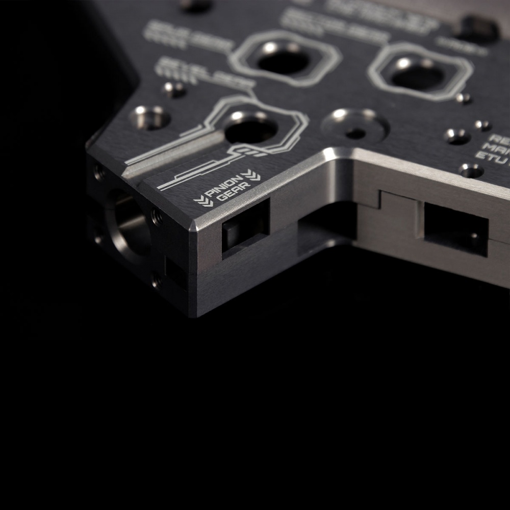 Gate EON Airsoft Version 2 V2 Billet Aluminium Gearbox Shell - Titanium ...