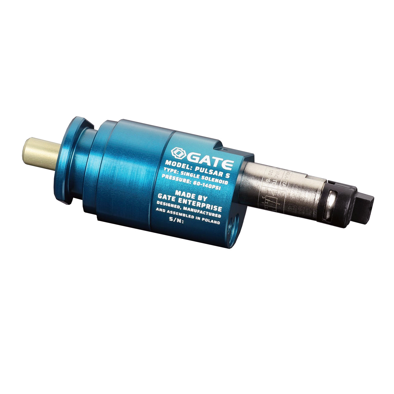 Gate PULSAR S Single Solenoid HPA Airsoft Engine - Airsoft Central