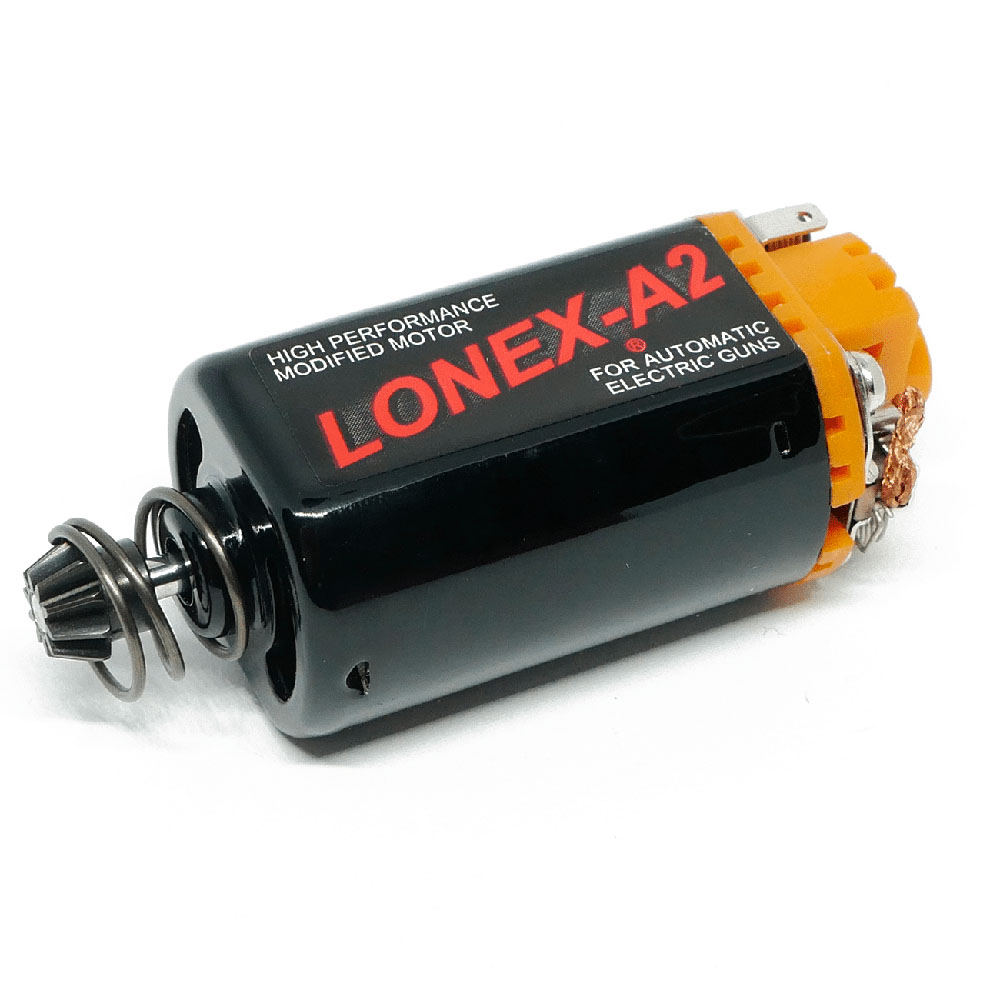 Lonex A2 Infinite Torque-Up Airsoft Motor 36K RPM - Short Shaft - Airsoft Central