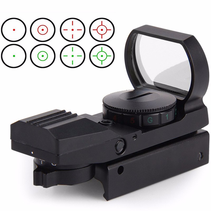 Airsoft Holographic Reflex Red Dot Optical Sight - Multiple Recticals ...