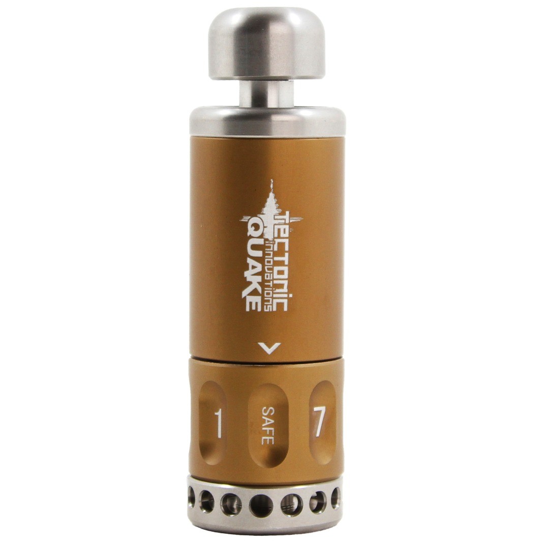 Tectonic Innovations Quake 8 Way Blank Firing Airsoft Grenade - Bronze ...