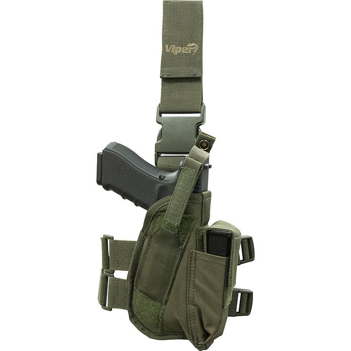 Viper Tactical Tactical Airsoft Leg Holster - Green - Airsoft Central