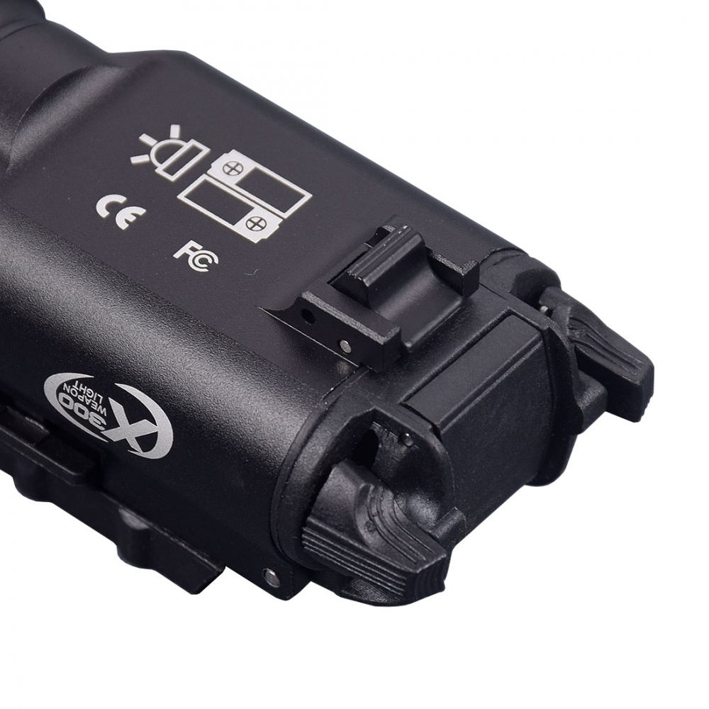 Airsoft X300 LED Torch - Black - Airsoft Central