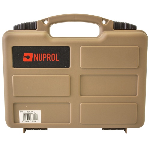 Nuprol Small Hard Case With Wave Foam - Tan - Airsoft Central